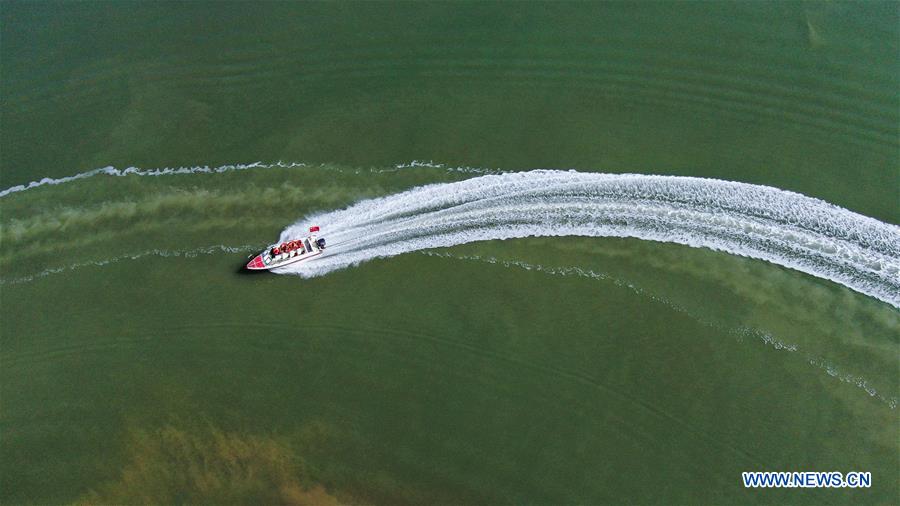 View of Caka Salt Lake in northwest China's Qinghai-China Story